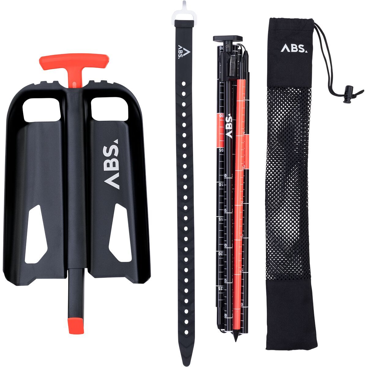 ABS Avalanche Rescue Devices Compact Set + Waterproof First Aid Pouch - Ski