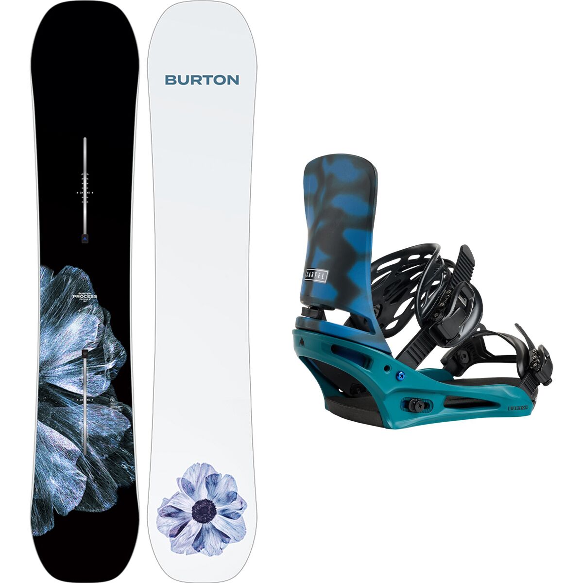 Burton Process Flying V Snowboard + Cartel Re:Flex Binding - Snowboard