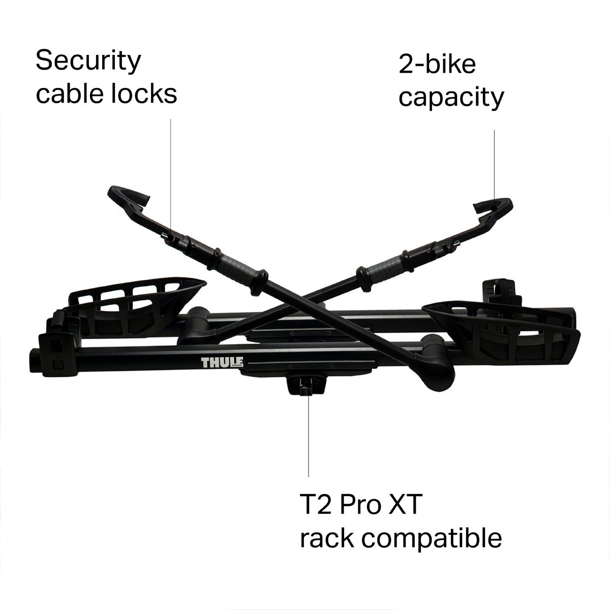 Thule T2 Pro XT - 2 Bike Hitch Rack Add On - Bike