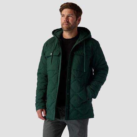 Stoic Quilted Hooded Snap Jacket - Men's - Men